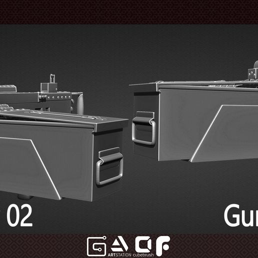 🧨 Pack Of 25 Guns Kitbash Volume 04・ 3D File for 3D printing・Cults