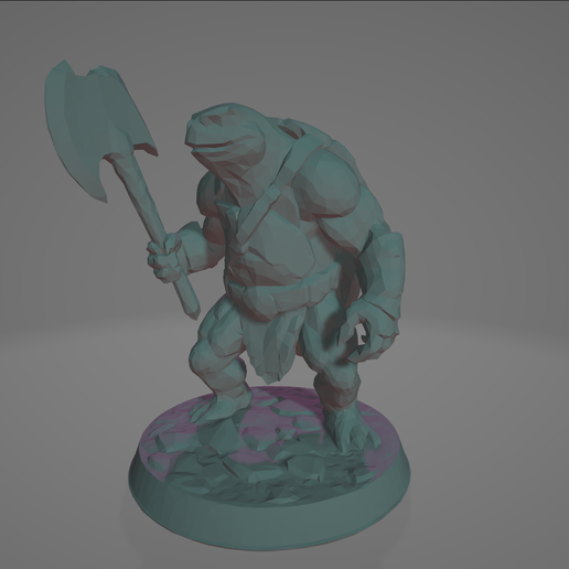 🎲 Tortle Barbarian – DnD Miniature・ STL File for 3D printing and ...