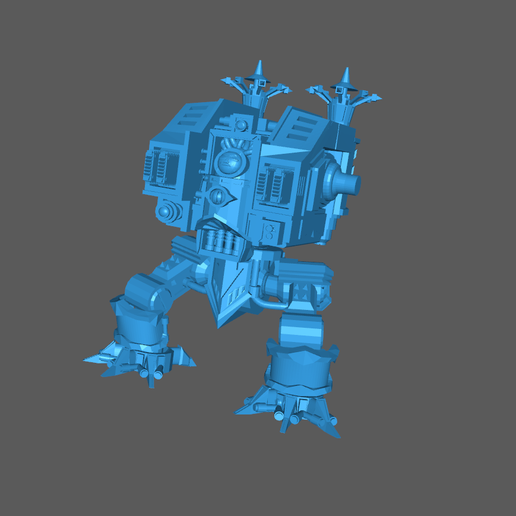 🪖 Dreadbot Jambes + Corps Mk1・Fichier STL pour ・Cults