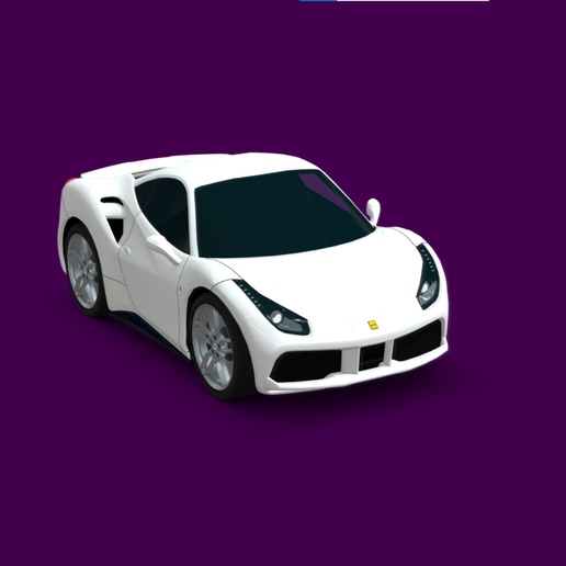 🏎️ Modern Cartoon Sports Car – 3D Printable Stylized Vehicle STL・ STL ...