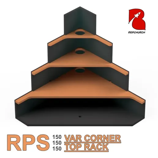 3D file RPS 150-150-150 var corner top rack 🔝 ・3D printable design to download・Cults