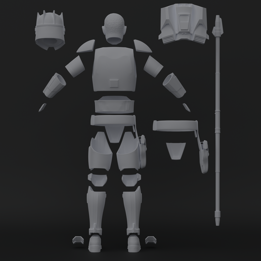 ⭐ Moff Gideon armor - One12 - STL files 3D print model・ STL File for 3D ...