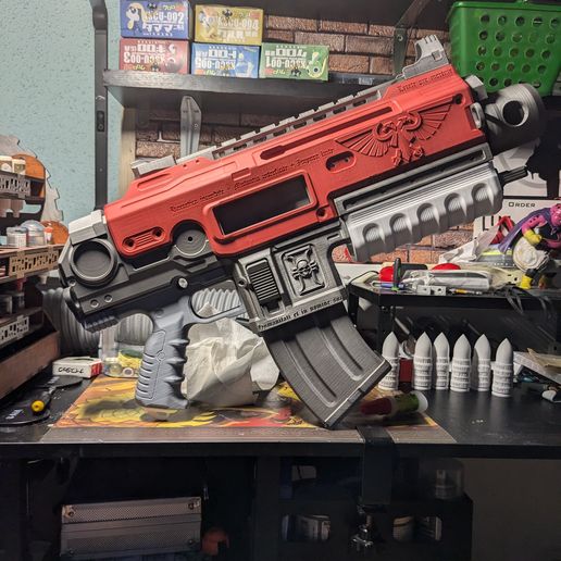 3D printer Space rifle prop for Cosplay/Display/Toy • made with ...