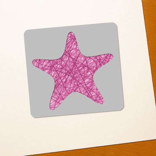 printable starfish stencil
