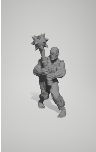 STL file Zombie with Mace 🧟 ・3D print design to download・Cults