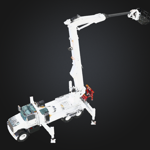 🪣 Heavy Transmission Line Bucket Truck・ STL File for 3D printing・Cults