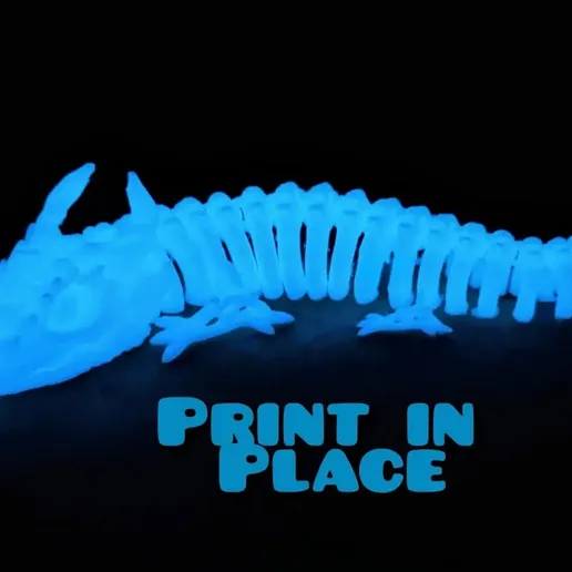 💀 Articulated Skeleton Dragon・ STL File for 3D printing・Cults
