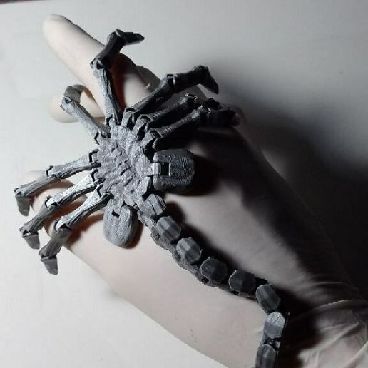 Archivo STL facehugger articulado alien atrapacaras 👽 ・Diseño ...