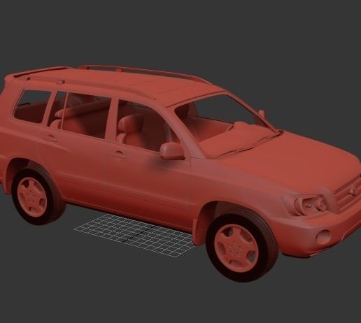🚗 Toyota Highlander Mk1 XU20 2003・ STL File for 3D printing・Cults