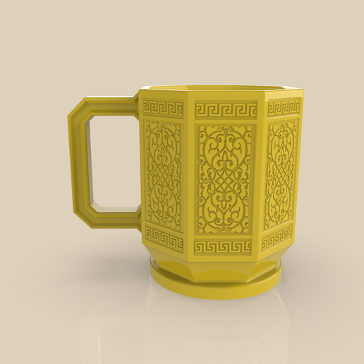 🍔 ANTIQUE CUP・ STL File for 3D printing・Cults