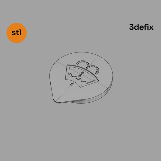 3D file BMW 5 series e39 Windshield Washer Reservoir Cap Cover ...