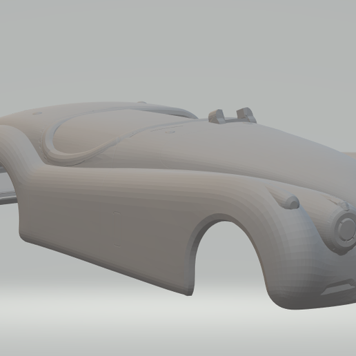 🏎️ jaguar xj 120 race car・ STL File for 3D printing・Cults