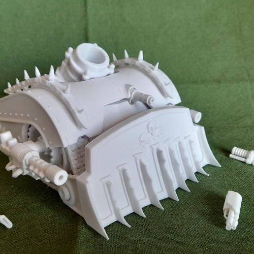 🪖 Crawler Tank With Plague Mortar・ 3MF File for 3D printing・Cults
