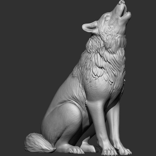 🐺 Lobo stl 3d modelo imprimible・Archivo 3D para Impresión 3D・Cults