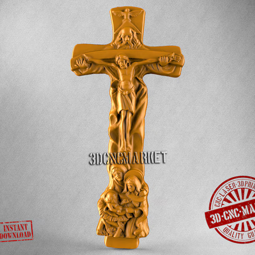 cross stl, cross 3d figure, stl, 3d printer STL files, 3d printing stl ...