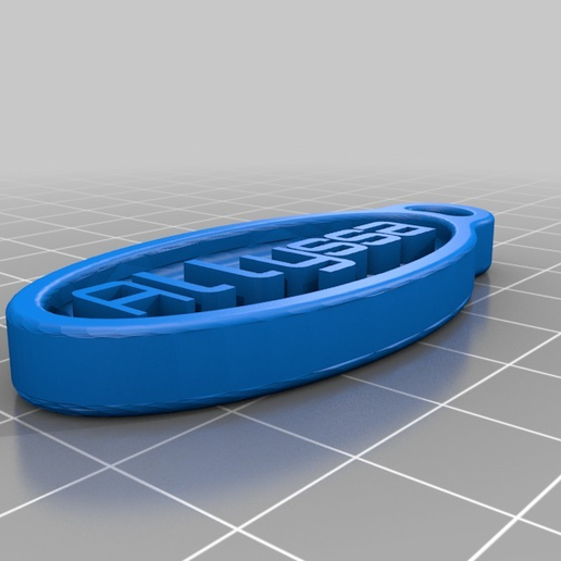 Free 3D file Allyssa Keychain 🗝️ ・3D printing model to download・Cults