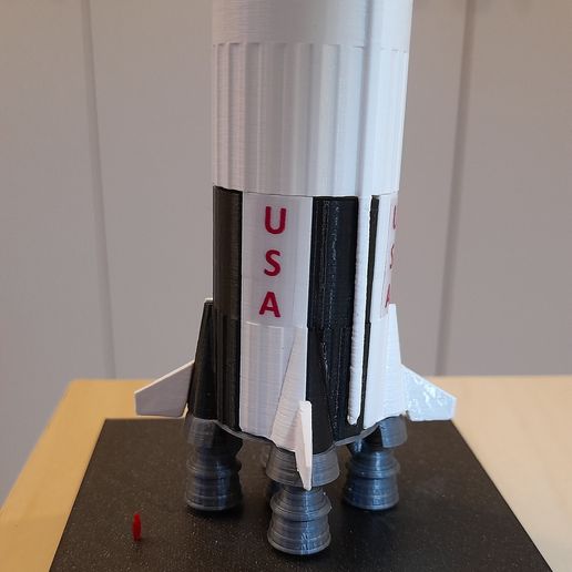 🚀 Saturn V rocket - Apollo 11 (separable by phases)・ STL File for 3D ...