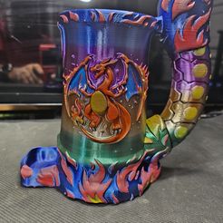 3D printed Charizard CAN COZY DICE TOWER • made with Kobra max 2・Cults
