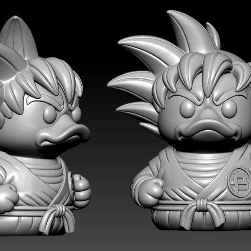 🦆 Rubber Duck - Songoku Dragon Ball model - 3d print・ 3D File for 3D ...