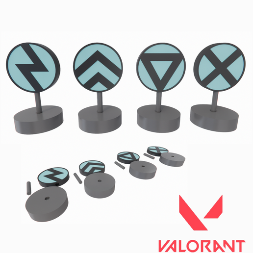 STL file Valorant Role Statue 👾 ・Model to download and 3D print・Cults