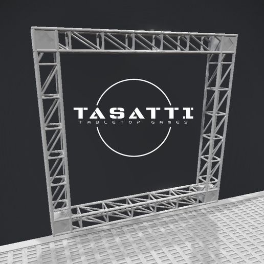 🟪 WWF/WCW STAGE TRUSS Square Monday Night Raw & Nitro・ STL File for 3D ...