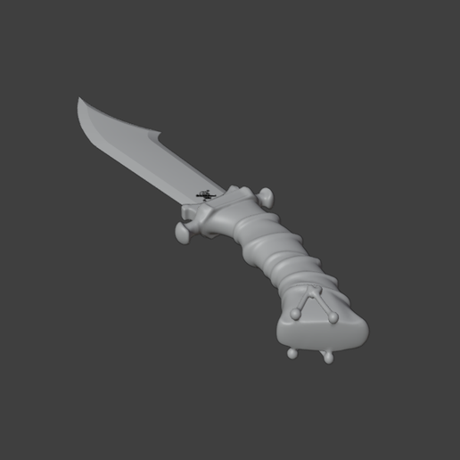 🏴‍☠️ Pirate Knife・ STL File for 3D printing・Cults