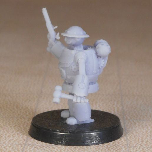 🤖 Clockwork Humanoid Robot Miniature Autognome Artificer Construct for ...