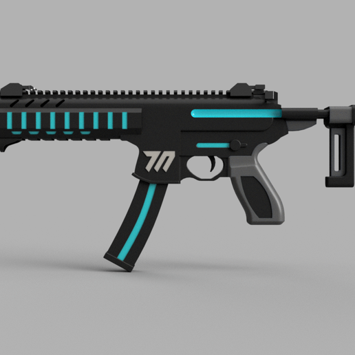 🔫 Blue Archive yuuka's gun・Free STL File for 3D printing・Cults
