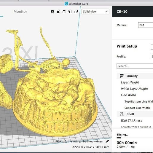 👾 Swamp thing・Free STL File for ・Cults