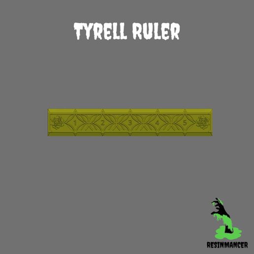 📏 Tyrell 6 inch ruler・ STL File for 3D printing・Cults