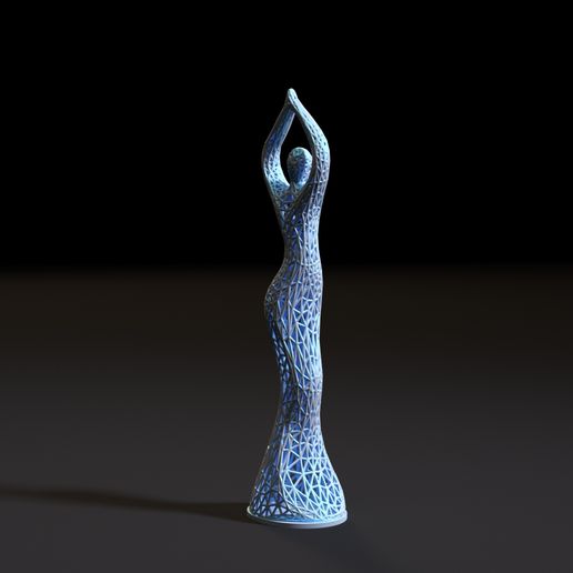 Archivo 3D Estatuilla de una mujer que baila・Diseño de impresora 3D para descargar・Cults