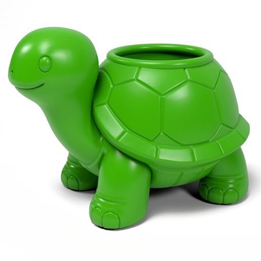 🐢 Turtle pot・ STL File for 3D printing・Cults