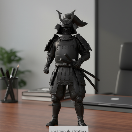 🗡️ Highly Detailed Japanese Samurai Warrior with Katana 3D Print Model ...