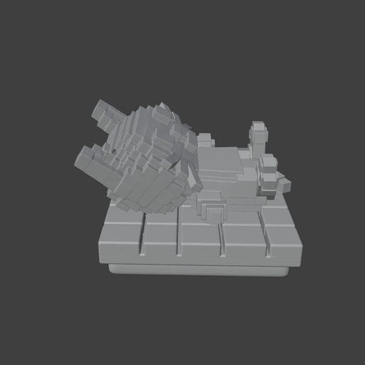 🐱 Pixel Cat・ STL File for 3D printing・Cults