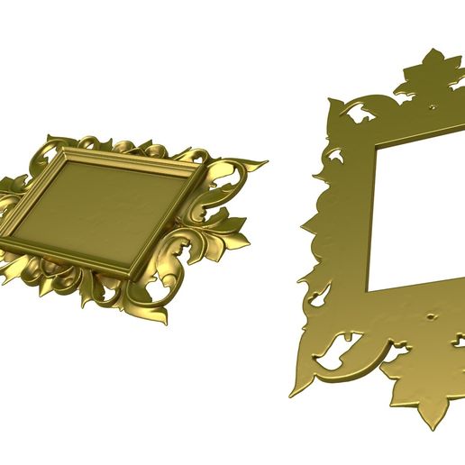 🖼️ Photo frame stl/Mirror Frame stl file/Carved Frame printre/Round ...