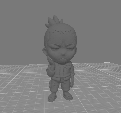 🏢 Shikamaru -Naruto・Arquivo STL para Impressão 3D・Cults