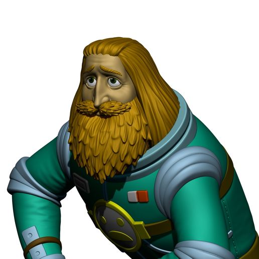 STL file Captain Green for 3D printing STL 🧸 ・3D printable model to ...
