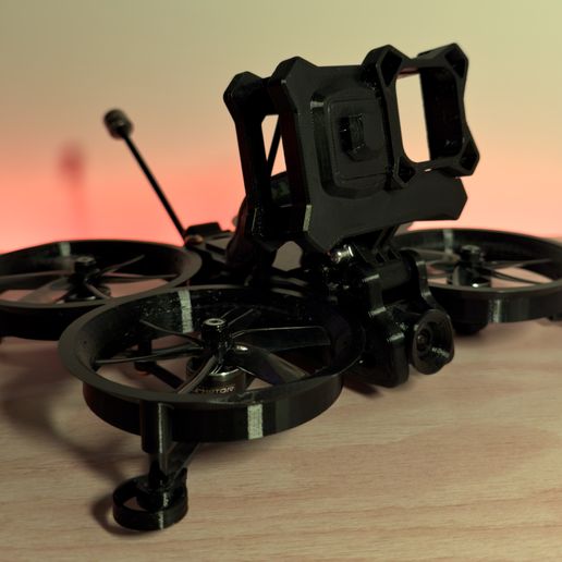 🛸 GoPro 9-13 || Horizontal mount || Flexible angle・3D Print with the ...