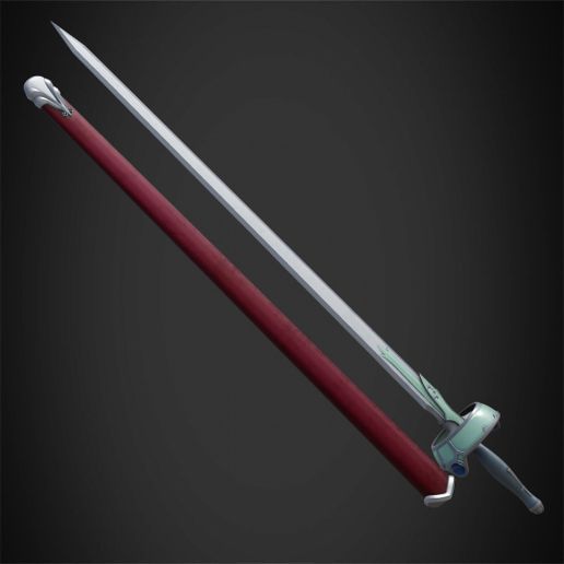 🗡️ Sword Art Online Asuna Lambent Light Rapier and Scabbard for Cosplay ...