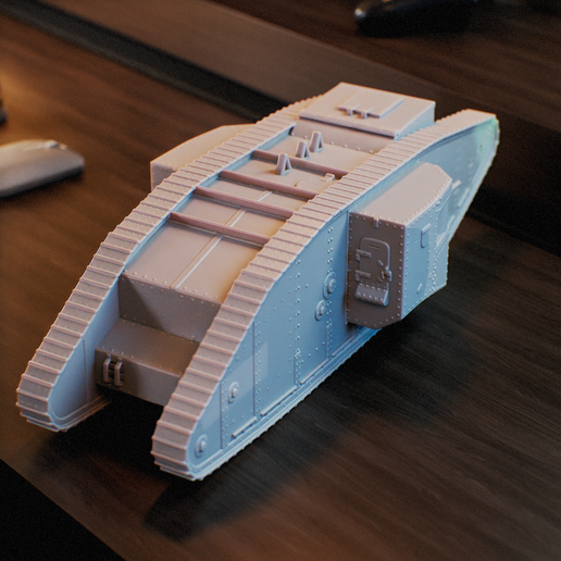🪖 Tank Mark 1 - British tank mark 1 - Tiger, Panther, Churchill・ STL ...