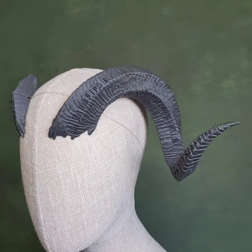 🤘 Karlach | Cosplay Horns・ 3MF File for 3D printing・Cults