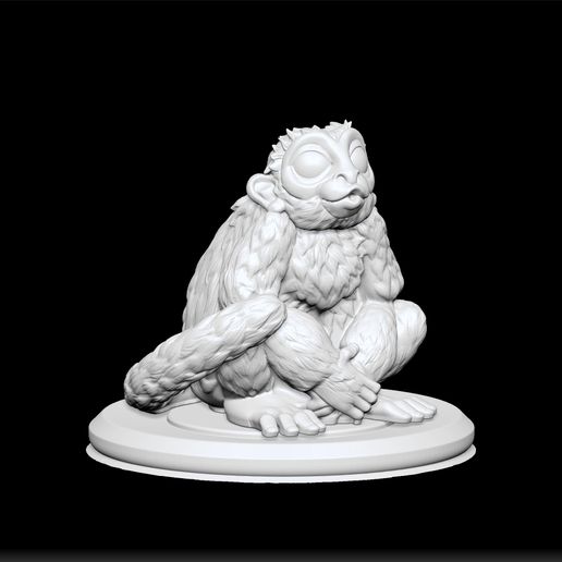 STL file Monkey - ape 🐒 ・Template to download and 3D print・Cults