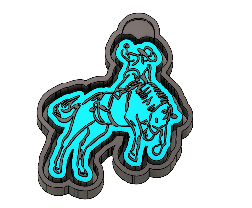 STL file Saddle Bronc 🎨 ・Design to download and 3D print・Cults