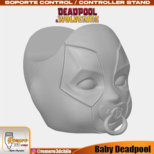 STL file Deadpool Baby Control Support 👶 ・3D printer design to download ...