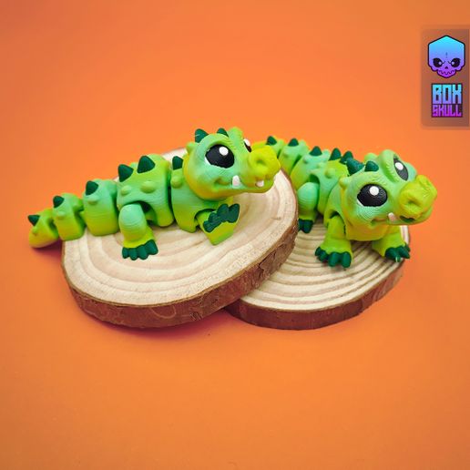 👶 BABY CROCODILE - KEYCHAIN - MINI・ 3D File for 3D printing・Cults