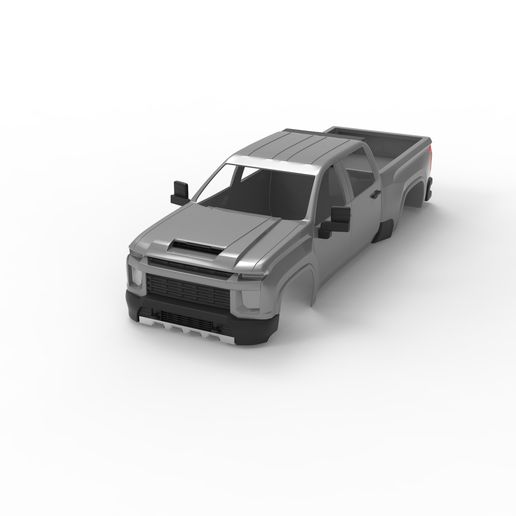 🚙 2022 Chevrolet Silverado 3500 rc body shell・ STL File for 3D printing ...