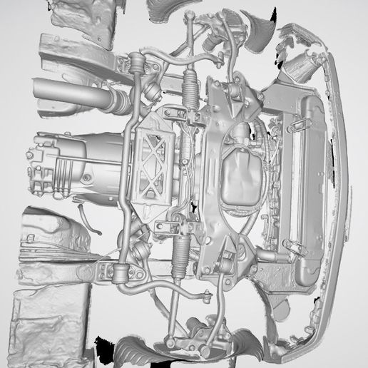 🩻 BMW E34 Engine Bay with VQ swapped engine 3d scan・ STL File for 3D ...