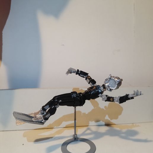 🤿 diver articulated dummy 13・ 3D File for 3D printing・Cults