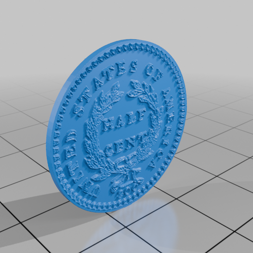 🇺🇸 PGCS CATALOG USA CENTS COINS 1/2 CENT-1 CENT-2 CENT-3 CENT・Free 3D ...