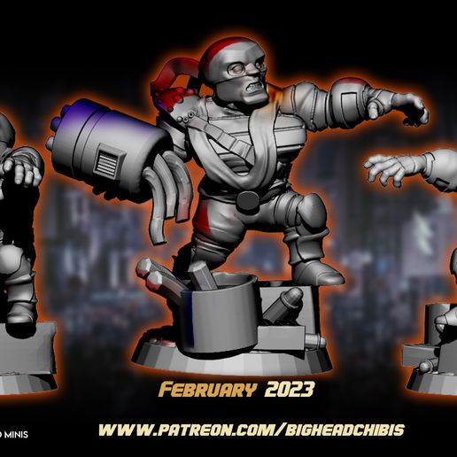 🎲 colossus AOA marvel united chibi・ STL File for ・Cults